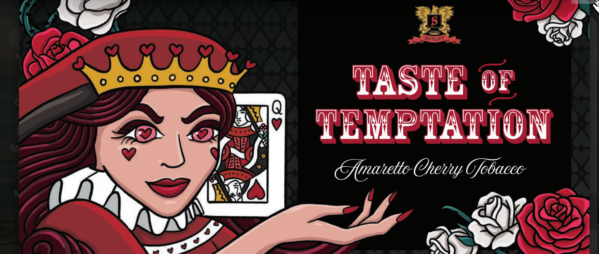 TASTE OF TEMPTATION Limited Valentine’s Themed Pipe Tobacco